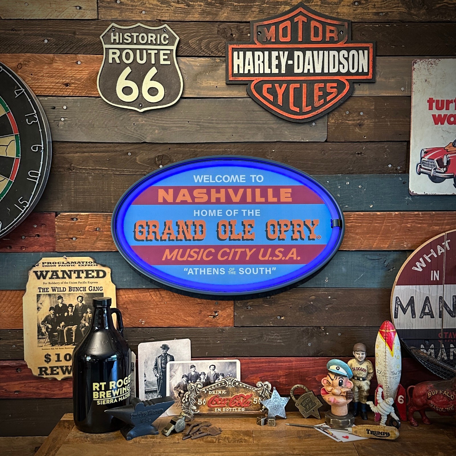 Grand Ole Opry Nashville Music City U.S.A. LED Neon Light Rope Sign ...