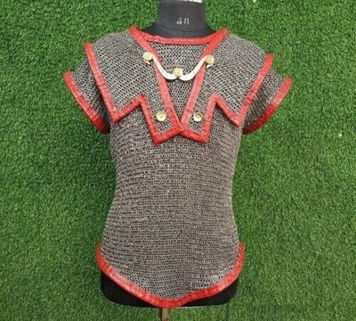 Roman Chain Mail Hamata,6mm Round With Solid Ring,Roman Army Armour ...