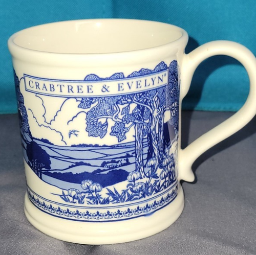 RARE Vintage 2003 Mason's Crabtree & Evelyn Blue Annual Ironstone Mug ...