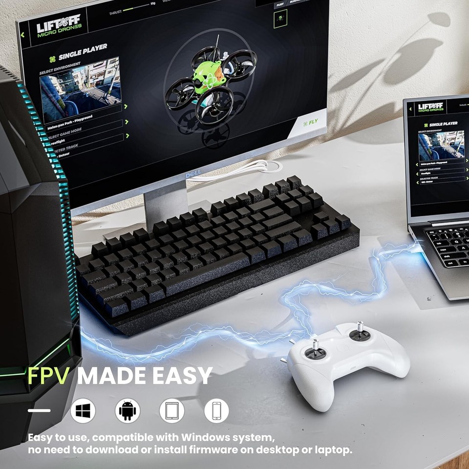 RC software FPV flight remote control, DJI FPV drone simulator ...