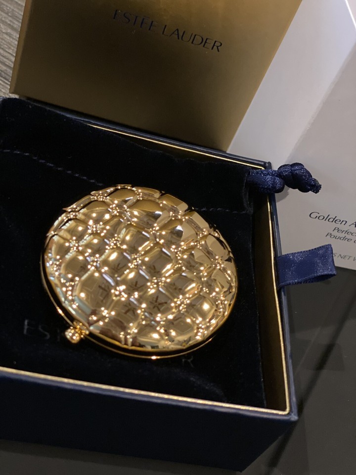 Estee Lauder Golden Alligator Lucidity Slim Compact, Lim Ed, NIB Rare ...