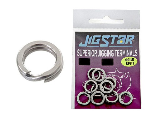 Jig Star Split and Solid Ring Medium Qty 10 | eBay
