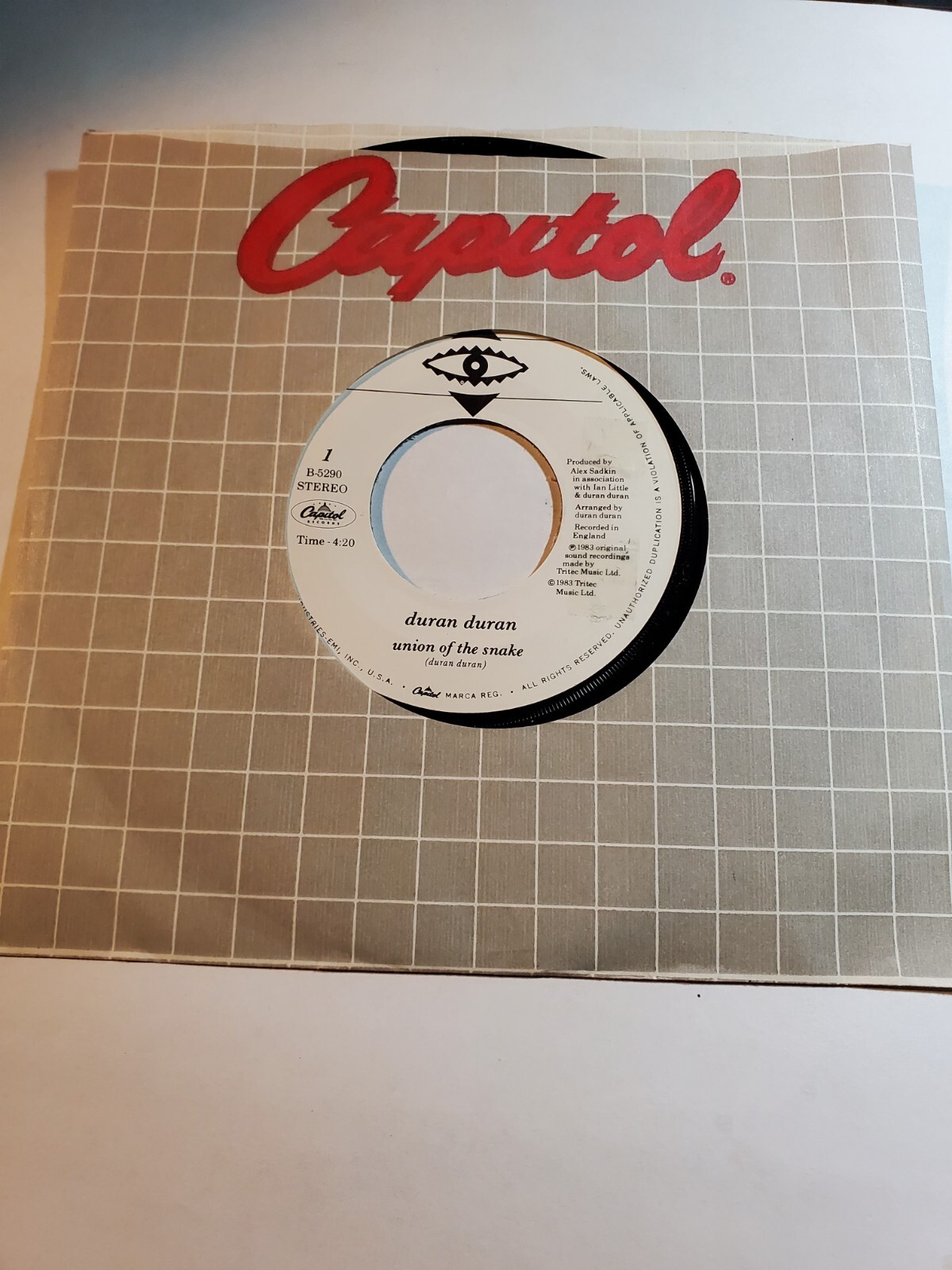 DURAN DURAN - UNION OF THE SNAKE / SECRET OKTOBER VINYL 45 VG+ F162 | eBay