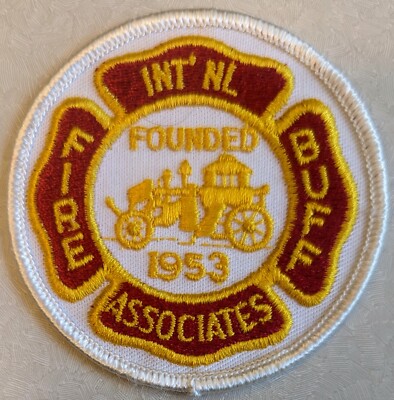 International Fire Buffs Associates Founded 1953 Patch | eBay