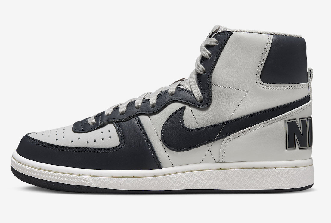 Nike Terminator High Georgetown Granite Grey Obsidian Blue Nike Terminator High Georgetown Granite Grey Obsidian Blue