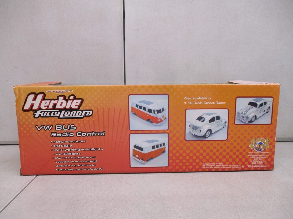 2005 Planet Toys Herbie Fully Loaded VW Bus Radio Controlled | eBay