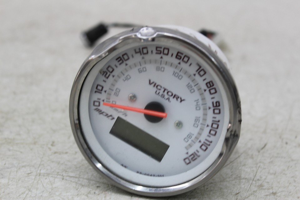 08 VICTORY VEGAS SPEEDO TACH GAUGES CLUSTER SPEEDOMETER TACHOMETER (SEE ...