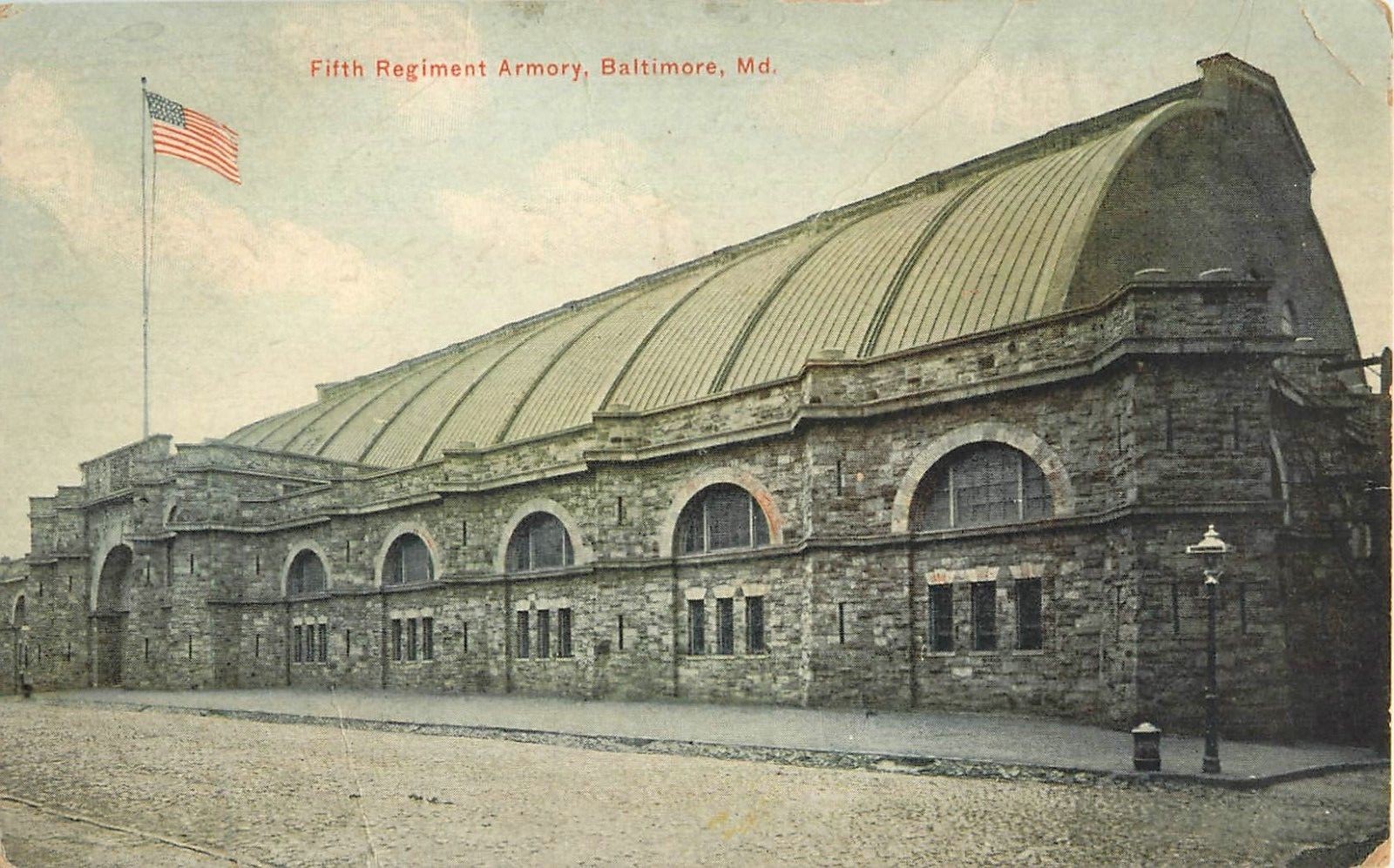 c1910 Fifth Regiment Armory, Baltimore, Maryland Postcard | eBay