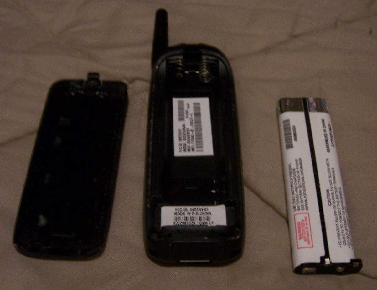 G520 Motorola Voicestream 92302 92302XWXBA Black Cellular Phone ...