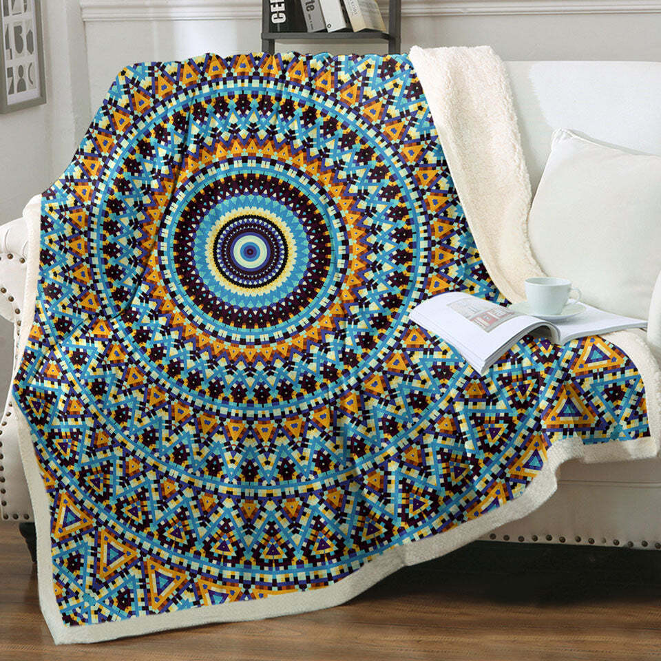 Mandala Throw Blanket