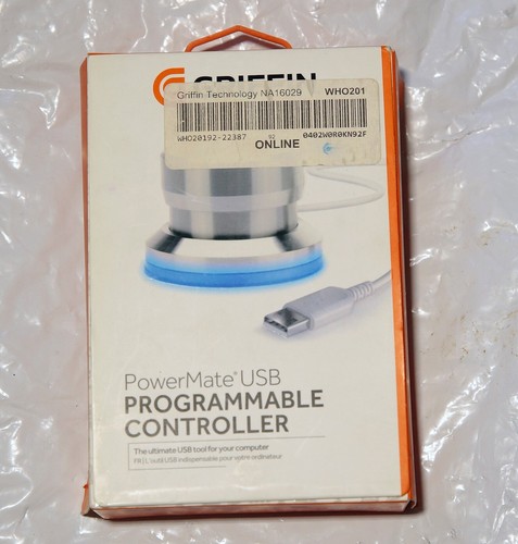 Griffin NA16029 PowerMate USB Programmable Multimedia Controller Knob ...