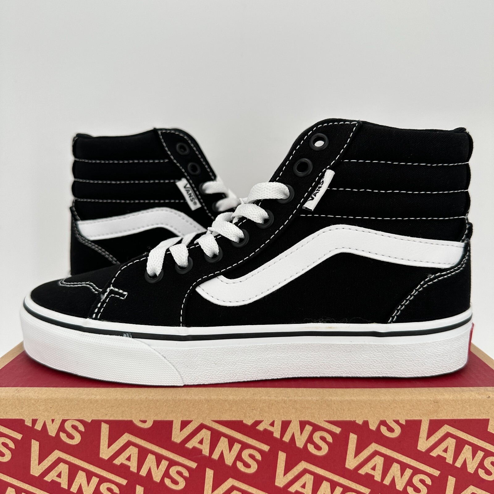 Vans Fillmore Hi Top Size US Women 6 Black Canvas BMX Skate for sale ...