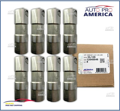 8PCS Set Genuine OEM ACDelco HL128 GM Lifters 12648846 LS2 LS7 5.3L 6 ...