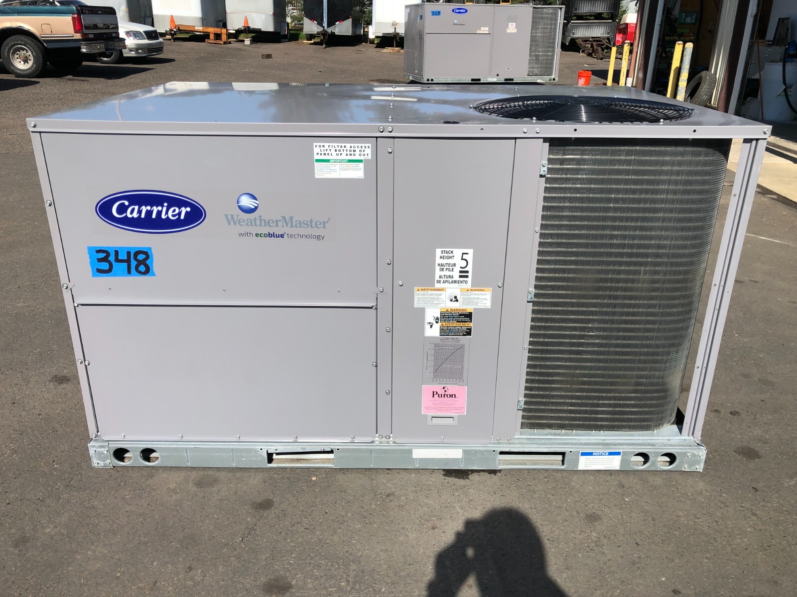 Carrier 4 Ton Heat Pump 50GCQM05A2A5A0A0A0 (Heat & Cooling) 208/230 | eBay
