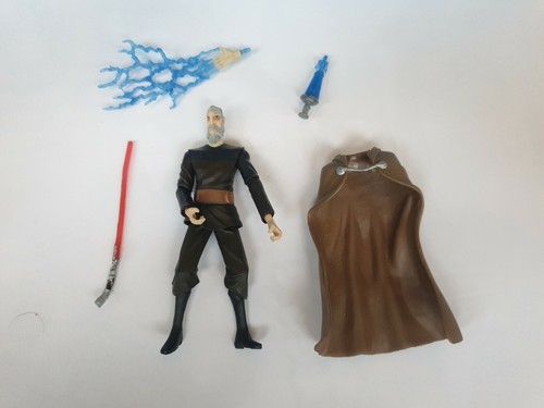 RARE HASBRO STAR WARS THE CLONE WARS SITH LORD COUNT DOOKU FIGURE ...