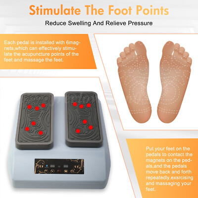 Leg Activator Machine with Remote&Power Cord Stimulate Foot Points ...