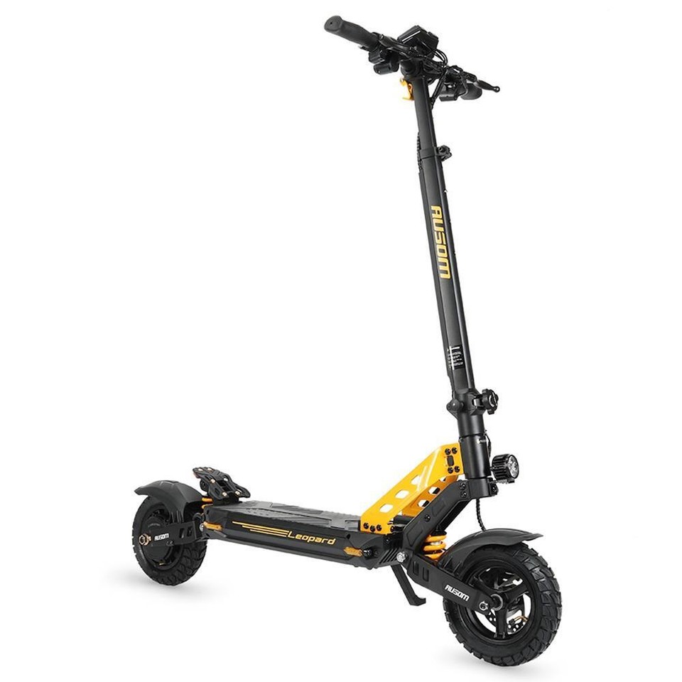 Ausom Leopard Off-Road Electric Scooter W/Seat 52-Mile Range 1000W 20 ...