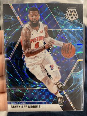 2019-20 Mosaic MARKIEFF MORRIS GENESIS Case Hit Prizm SSP #77 Pistons ...