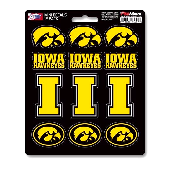 Iowa Hawkeyes Vinyl Die-Cut Sticker Set / Decal Sheet *Free Shipping | eBay