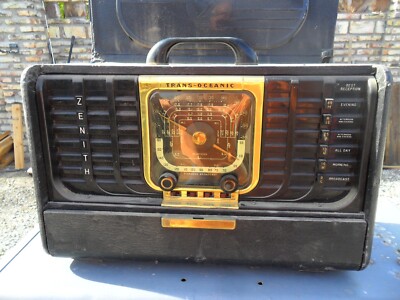 Radios. Zenith Trans-Oceanic Vintage Portable Radio | eBay