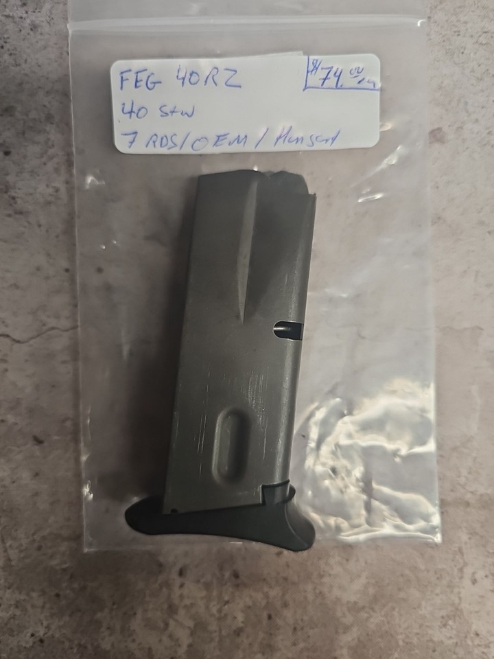 FEG 40RZ .40 S&W 7 rd Magazine 🇭🇺 Factory Original OEM 40 RZ clip Rare ...