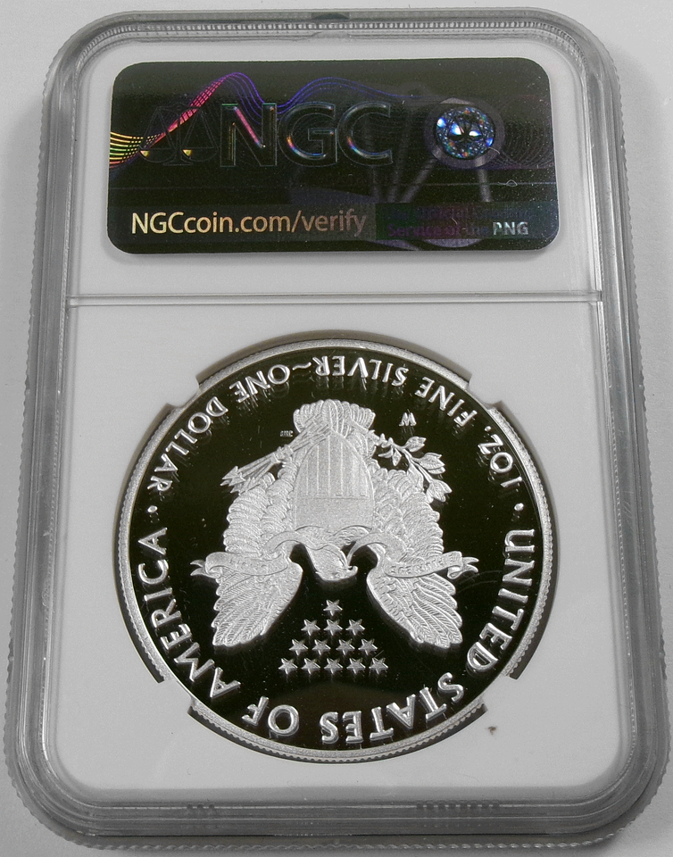 2020-W 'V75' PF American Silver Eagle NGC PF70 WWII Privy Mark FR UC ...