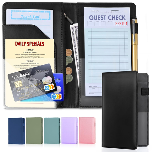 Server Book, Durable Construction Server Books for Waitress, Efficient ...