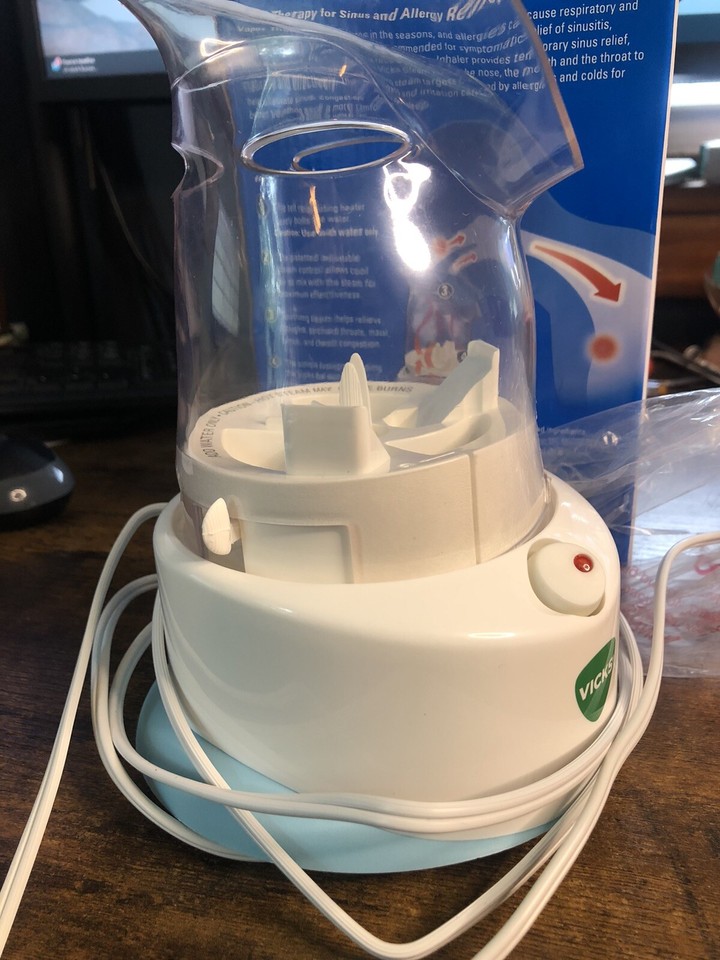 Vicks Personal Electric Steam Inhaler, V1200, Compact & Lightweight ...