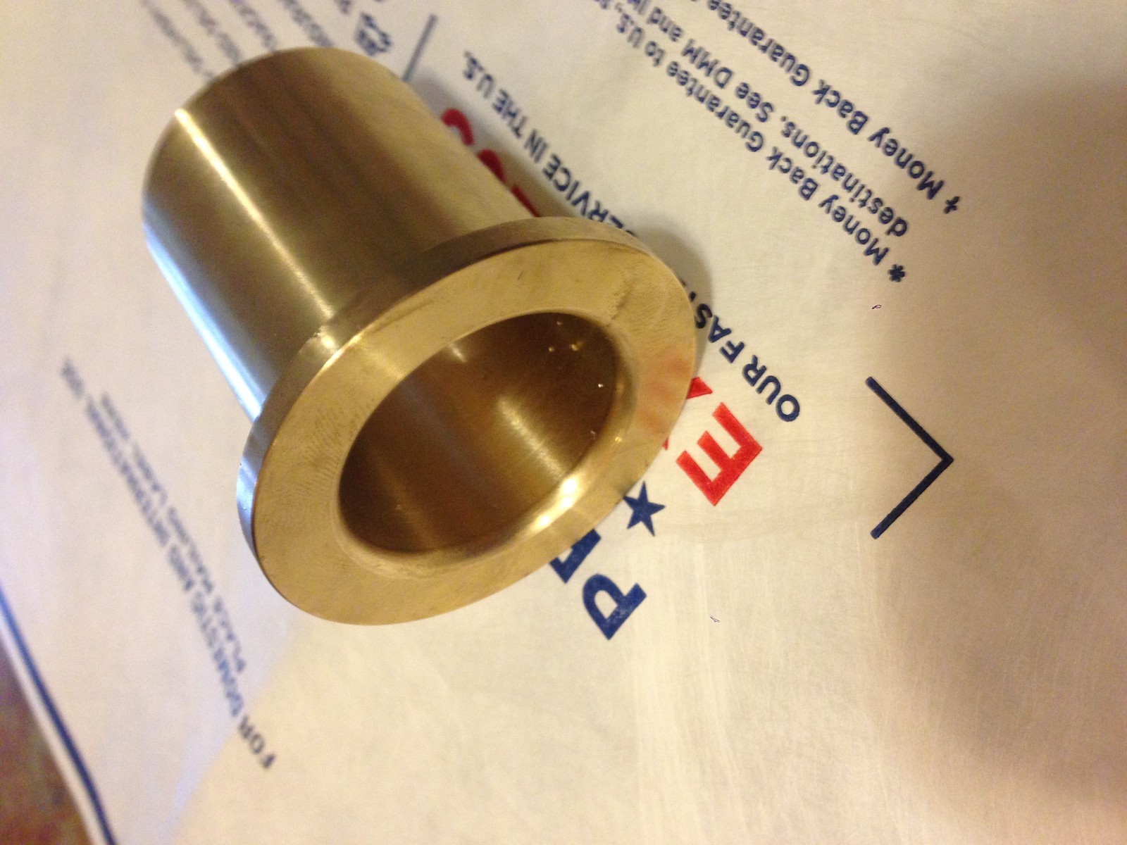 Brass Tapered Bushing 50 cal m3 Tripod Pintle Replacement for 2nd part ...