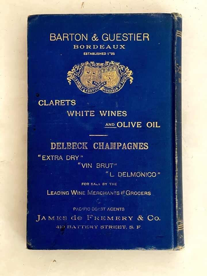 First Edition San Francisco 1888 Blue Book | eBay