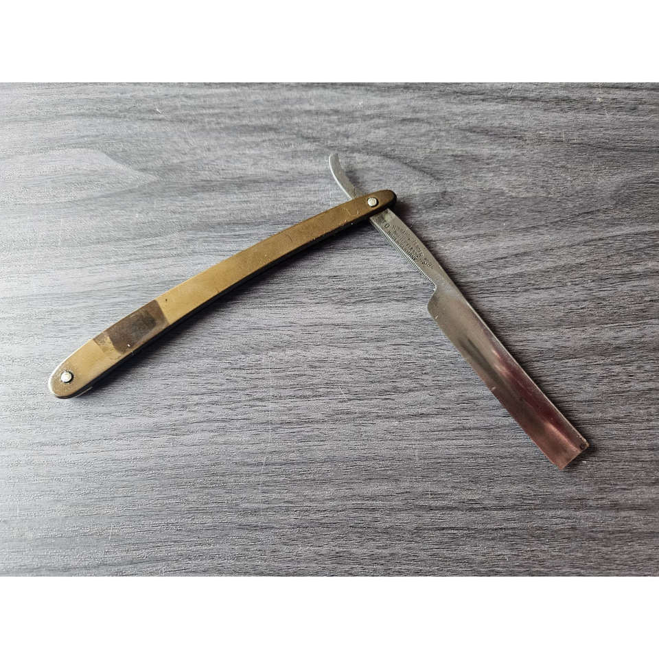 Antique Vintage Straight Razor Hibbard, Spencer, Bartlett & Co. ovb 384 ...