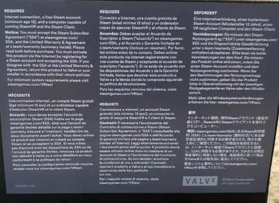 Valve Index VR Base Station 2.0 Lighthouse - Newest 2023