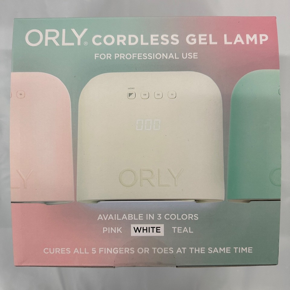 ORLY LED 900 FX Professional Cordless Rechargable Gel Lamp - Pink, Teal ...