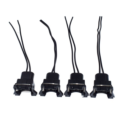 4X Fuel Injector Connector Wiring Plugs Clips Set EV1 Pigtail Cut ...