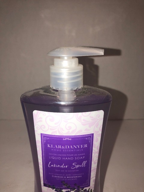Klar & Danver Lavender Spell Liquid Hand Soap 15 Oz Pump Bottles X3 for ...
