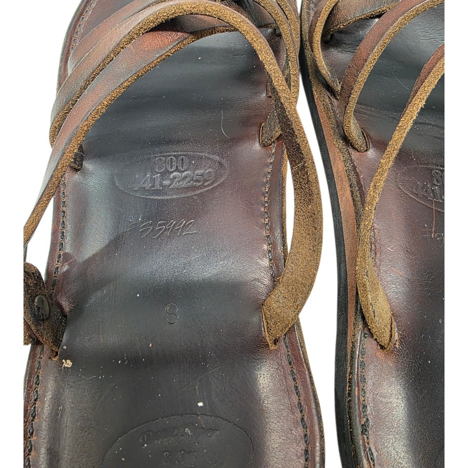 David Piper & Sons The Original Brown Leather Handcrafted Sandal Women ...