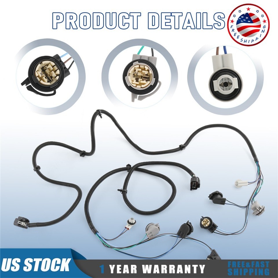 Fits Chevy GMC Sierra Silverado Tail Light Lamp Wiring Harness Left ...