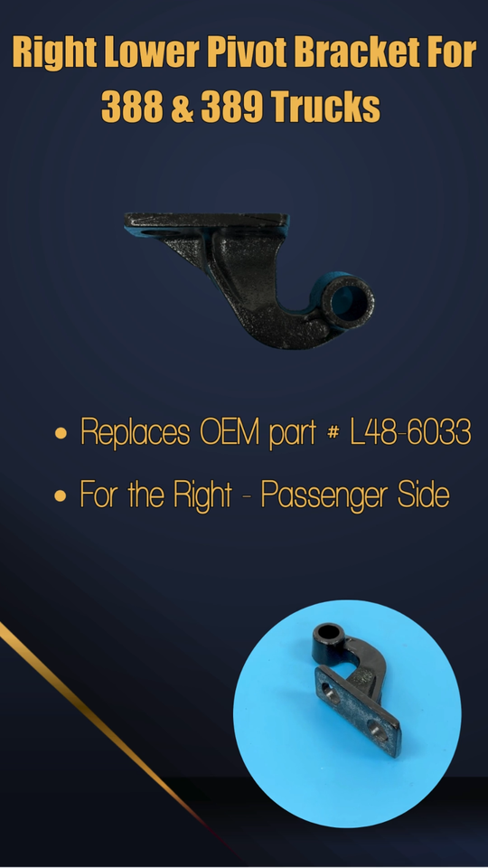 Peterbilt 389 / 388 Lower Pivot Bracket - Passenger Side | eBay