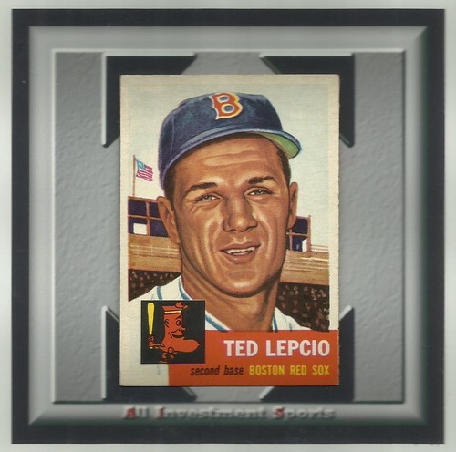 1953 Topps TED LEPCIO #18 EXMT **sharp baseball card for your set ...