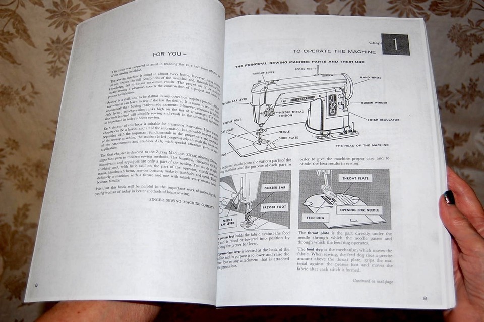 Teachers Textbook Manual CD, Singer 15 66 99 185 201 221 301 401 403 ...