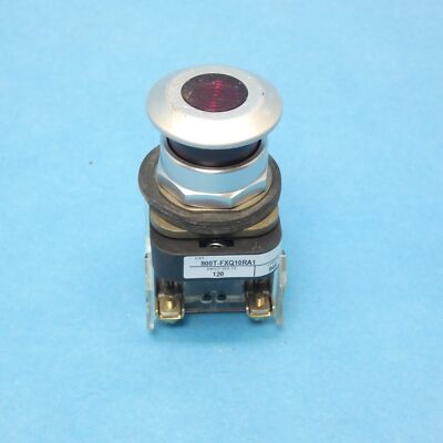 Allen Bradley 800T-FXQ10RA1/T Illuminated E-Stop Push Button Maintained ...