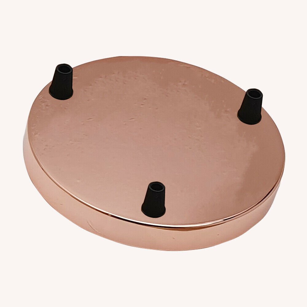 Ceiling Rose Light Fitting Multi outlet 3 outlet Vintage Style Plate | eBay