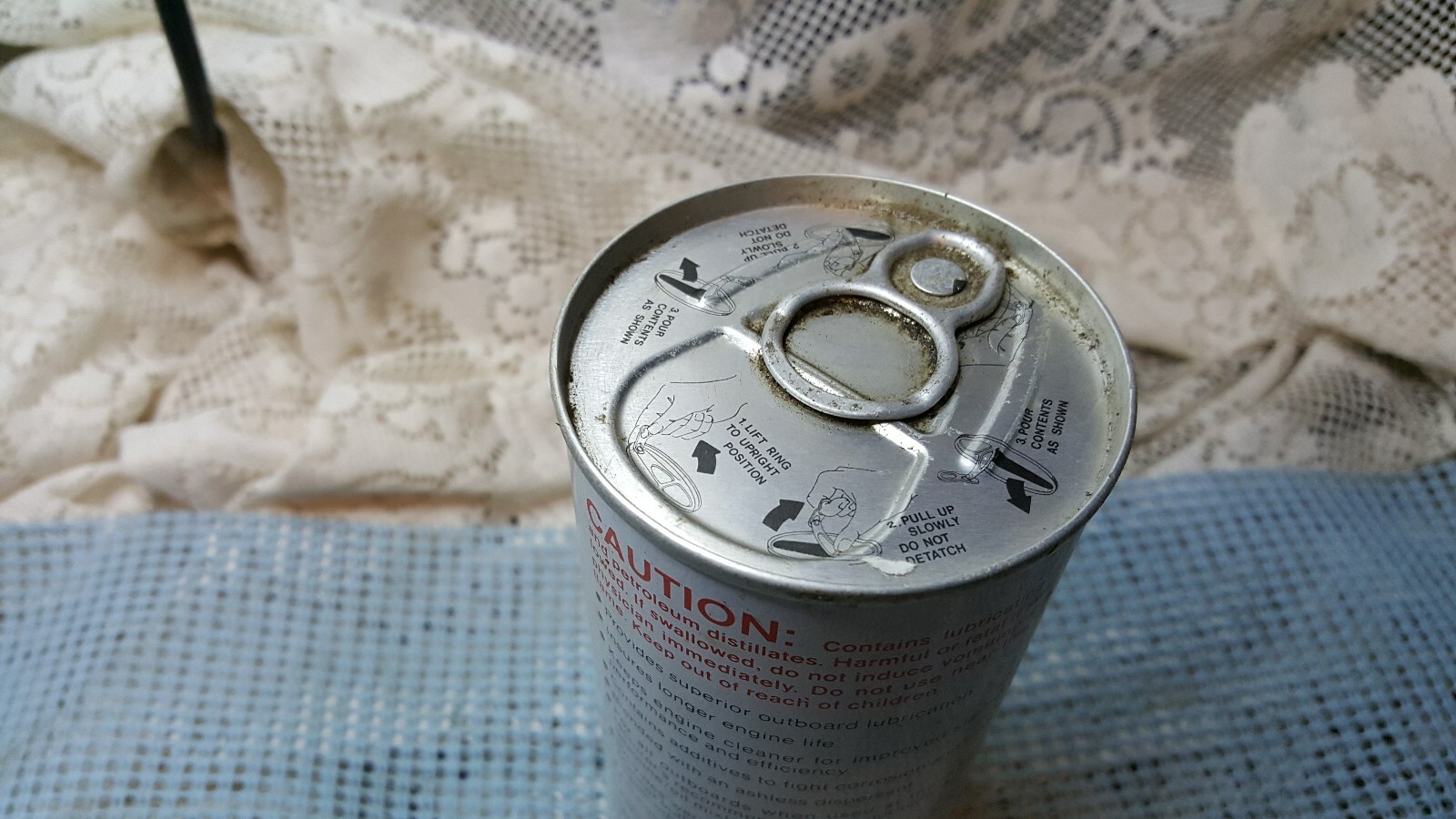 VINTAGE QUICKSILVER FORMULA 50-D 2-CYCLE OUTBOARD MOTOR LUBRICANT 16 OZ ...