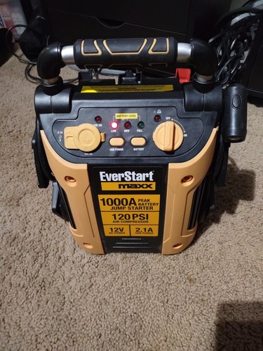 Power Booster Pack Jump Starter Box Charger Battery Portable Heavy Duty ...