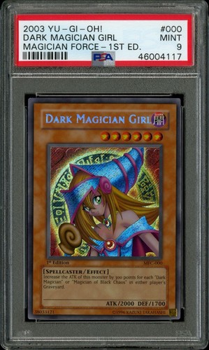 2003 YU-GI-OH! MFC-MAGICIAN'S FORCE 1ST EDITION #000 DARK MAGICIAN GIRL PSA 9 | eBay