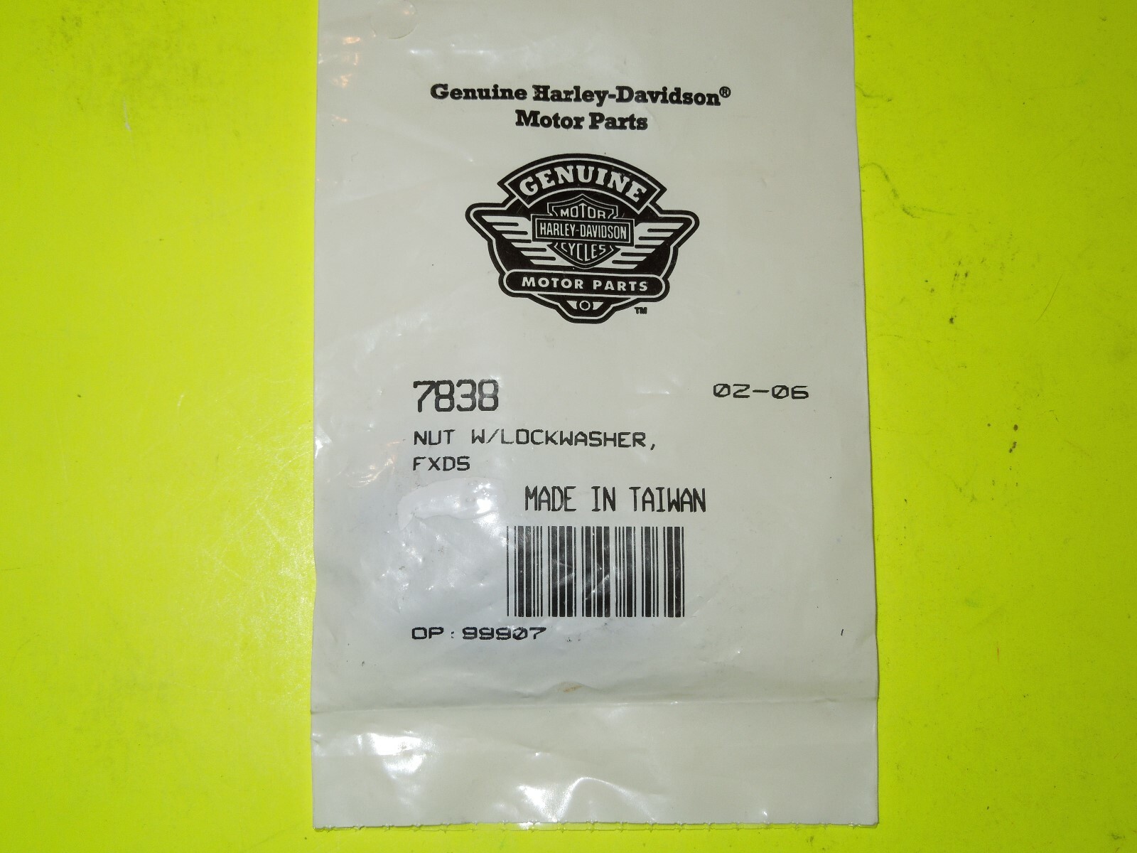 2 - NOS OEM Harley Davidson 10-24 Keps Nut With Lockwasher P/N 7838 | eBay