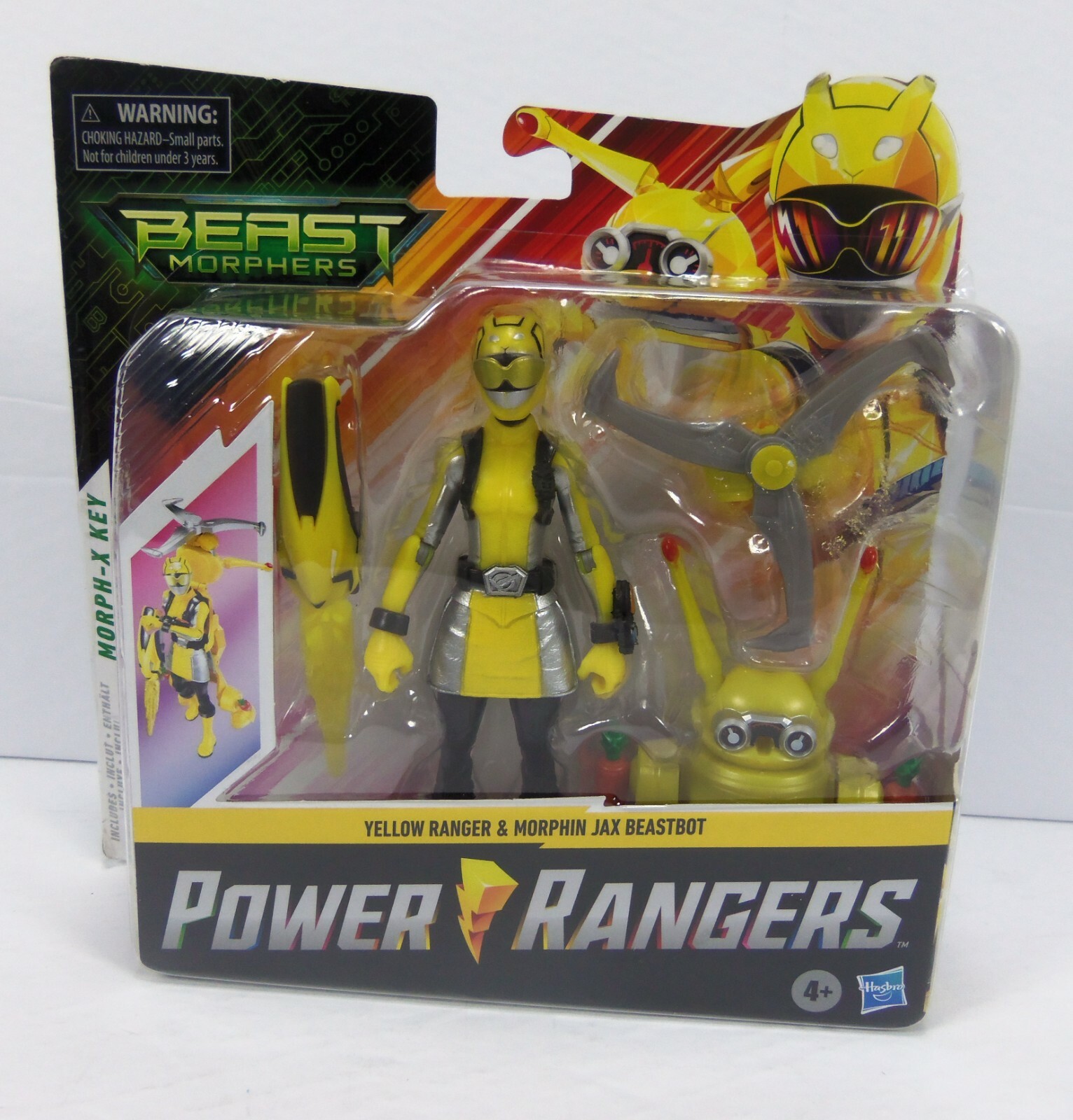 Power Rangers Beast Morphers Yellow Ranger and Morphin Jax Beastbot 6 ...