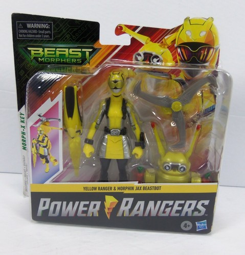 Power Rangers Beast Morphers Yellow Ranger and Morphin Jax Beastbot 6 ...