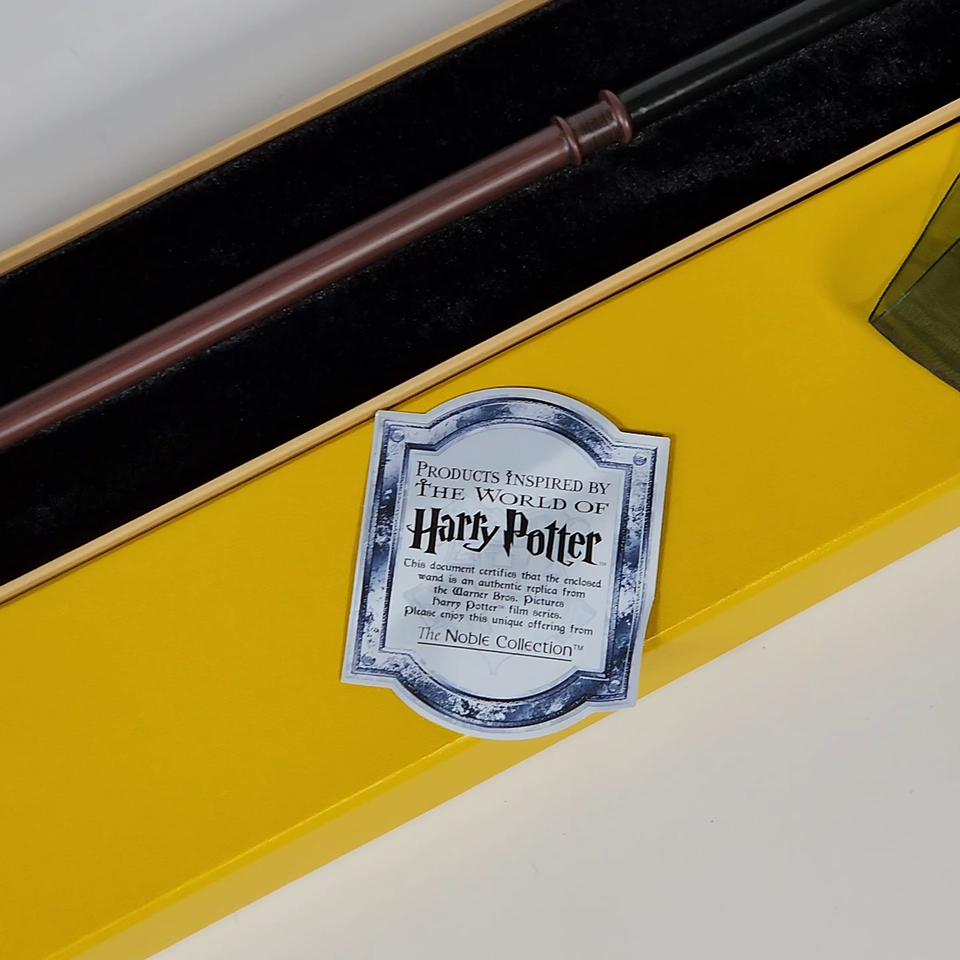 Harry Potter Wand TM & WBEI (s21) The Noble Collection 15" New in Box ...