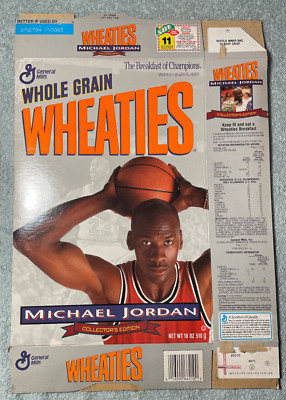 MICHAEL JORDAN - WHEATIES BOX - COLLECTOR'S EDITION - 1994 - FLAT | eBay